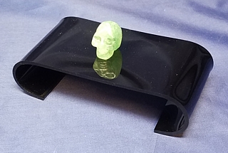 MisterPlexi | SCRL53-BLK Black Acrylic Scroll Riser